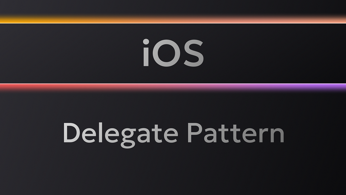 The Delegate Design Pattern in iOS | by Muhammet Yiğit | iCommunity | Medium