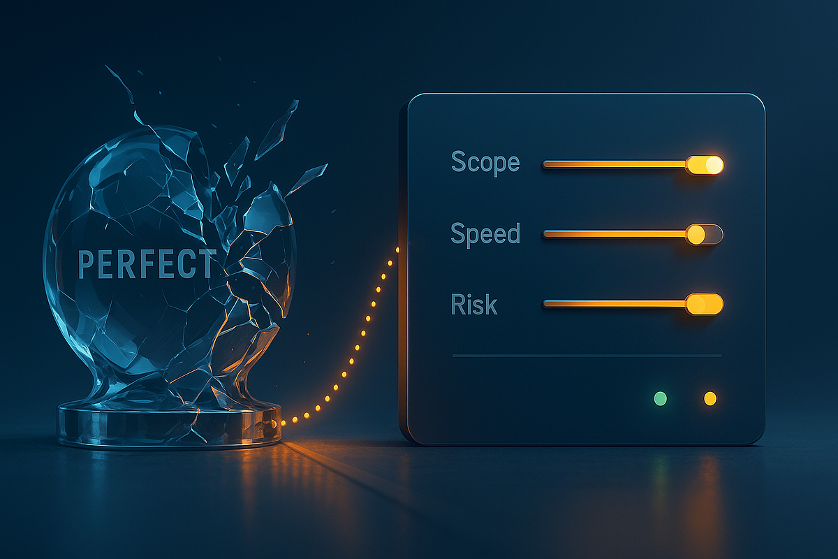 Perfection Didn’t Ship My App; Trade-Offs Did | by Yamishift | Medium