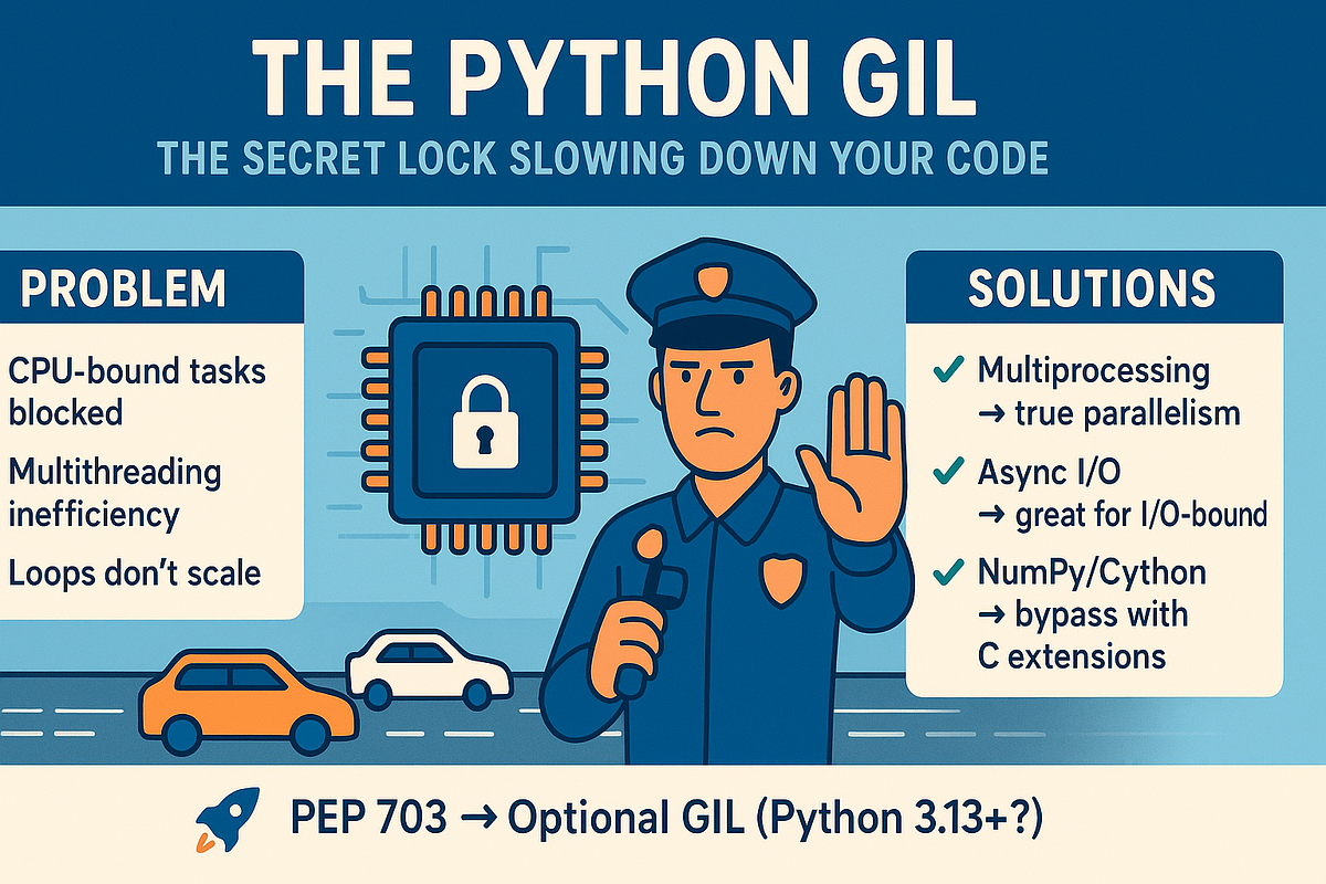 The Python GIL Explained (Why Your Code Feels Slow Even on 8 Cores ...