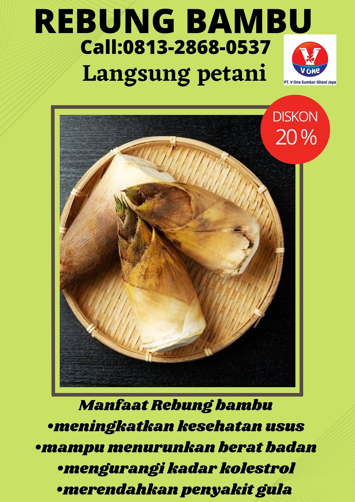 Pusat Budidaya Herbal Rebung Bambu Betung Tambak Bayumas ...
