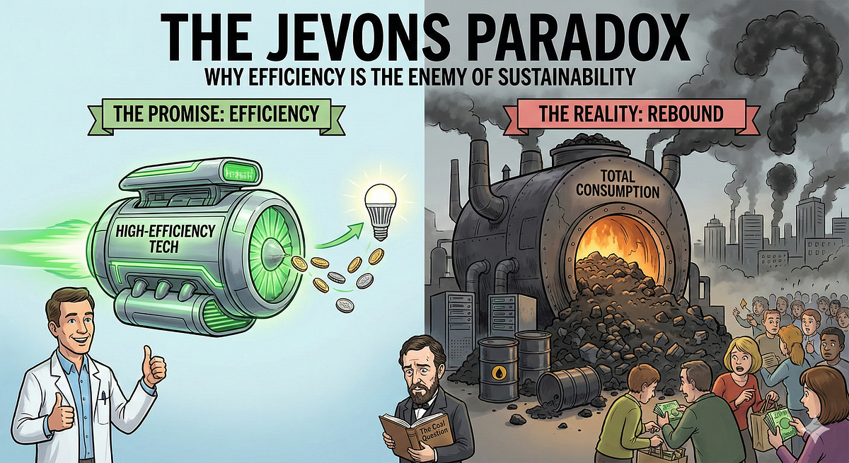 The Jevons Paradox: Why Efficiency Is the Enemy of Sustainability | by ...