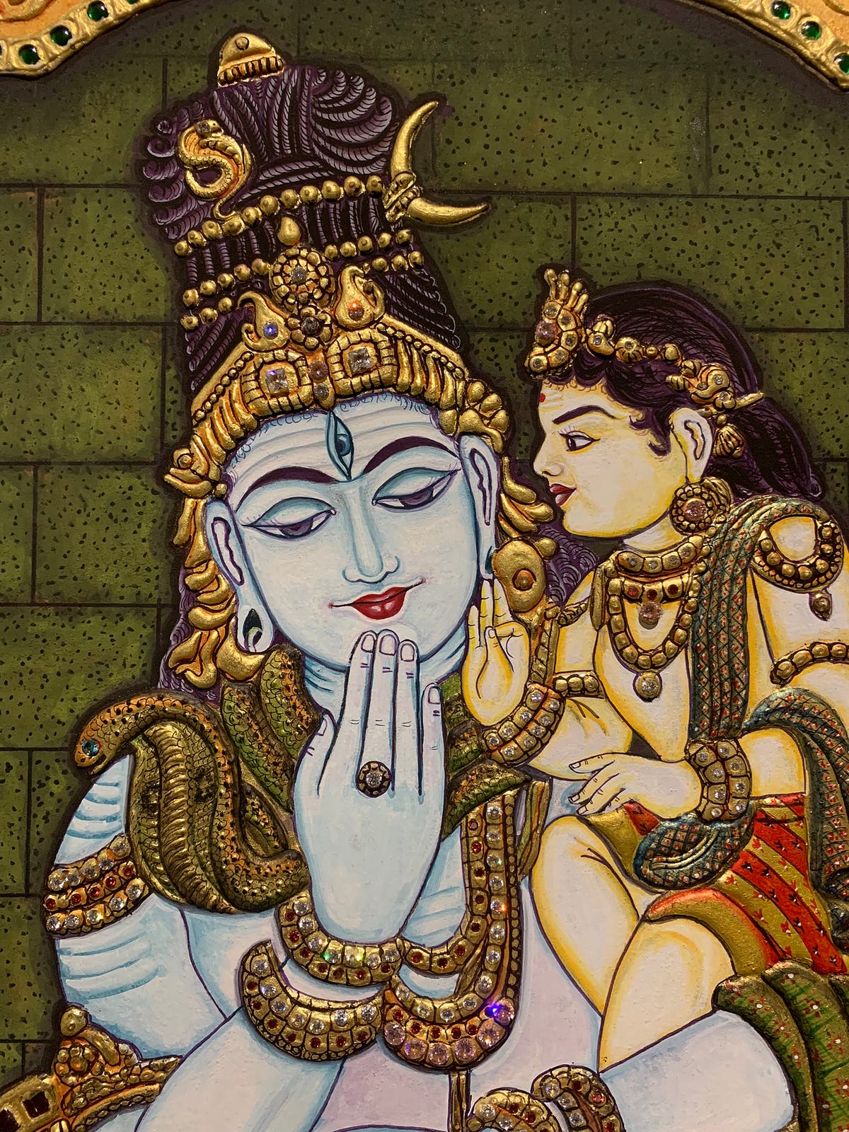 Tanjore Painting: The ancient and lost technique | by Senthil Vel | Medium