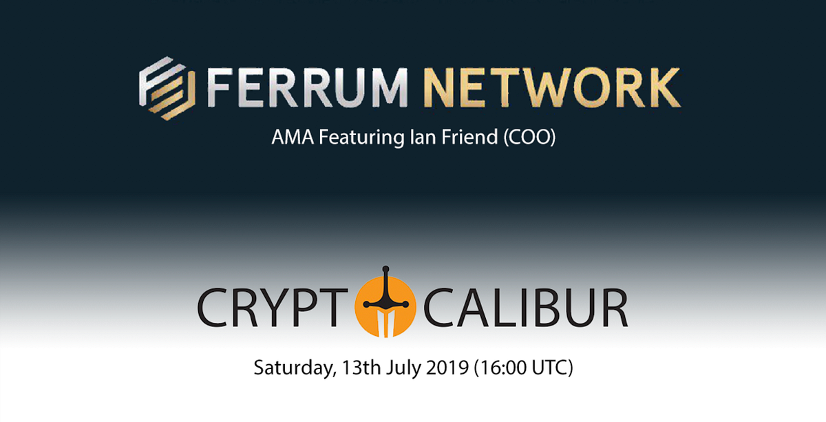 Ferrum Network / CryptoCalibur AMA | by Dominik Martin Świerkot | FerrumNetwork | Medium