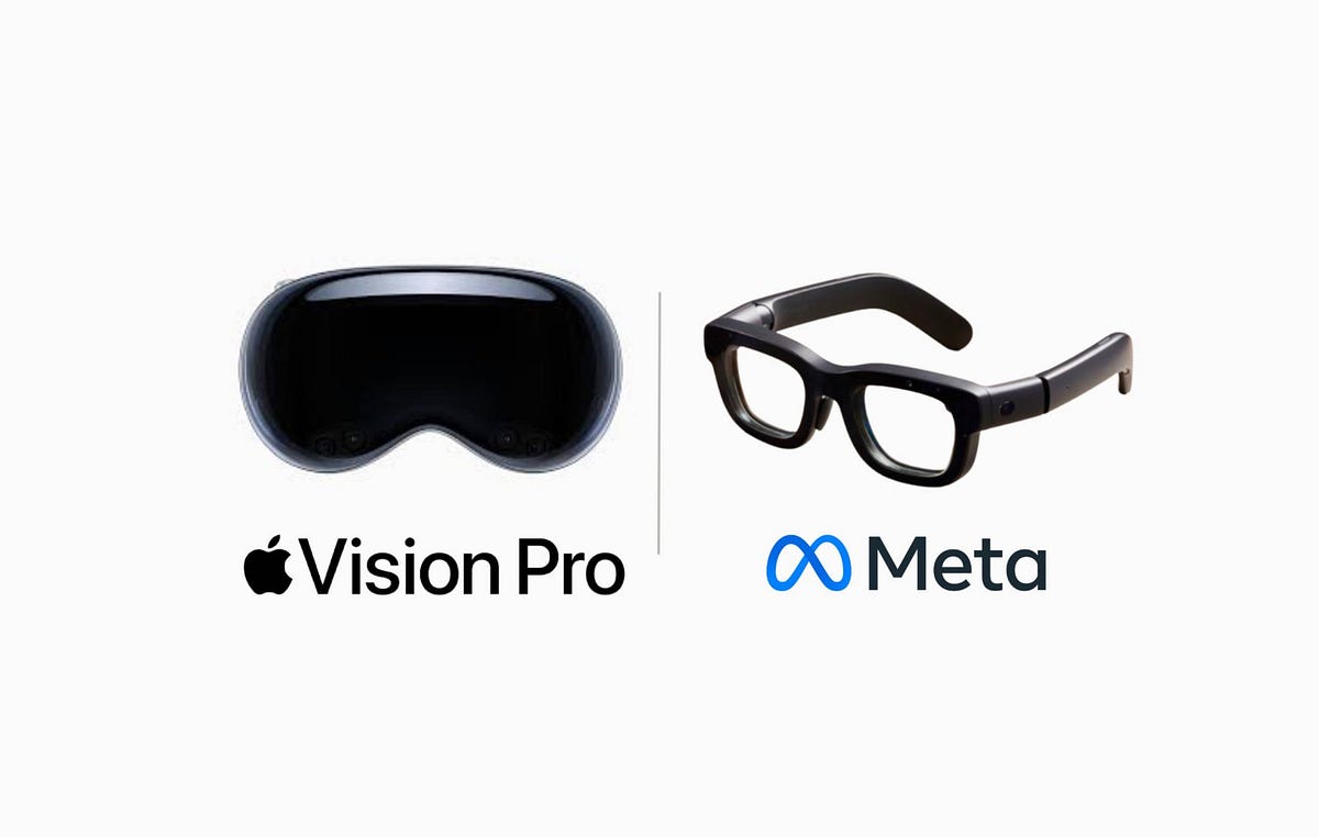 Meta Orion vs. Apple Vision Pro. In 2024, the AR (augmented reality ...