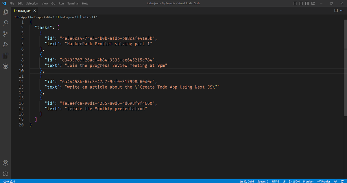Creating a To-do app with Next JS | by Amayawickramasinghe | Medium