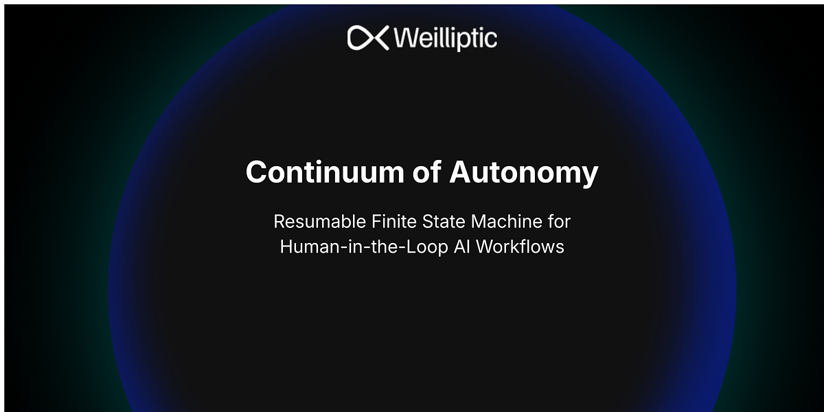 Continuum of Autonomy. Resumable Finite State Machine for… | by ...