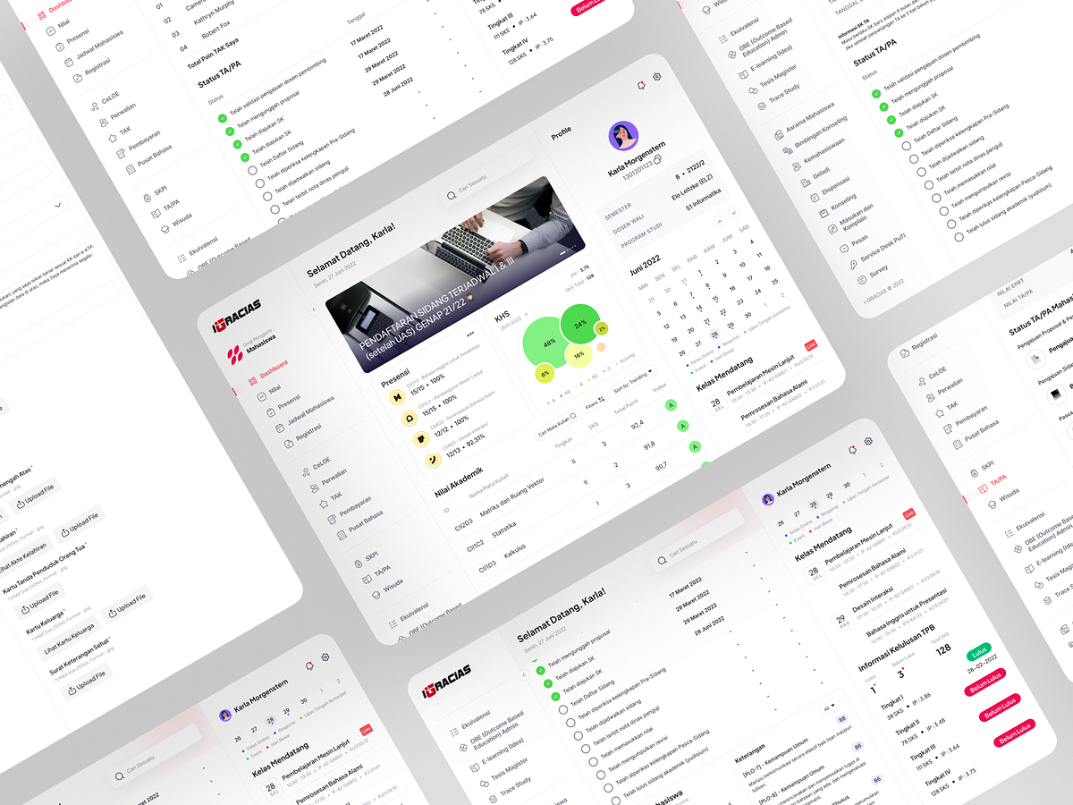 iGracias Redesign — Telkom University Academic Information System | by ...