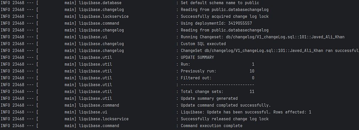 Mastering Database Version Control with Liquibase in Spring Boot Applications — Part II | by ...