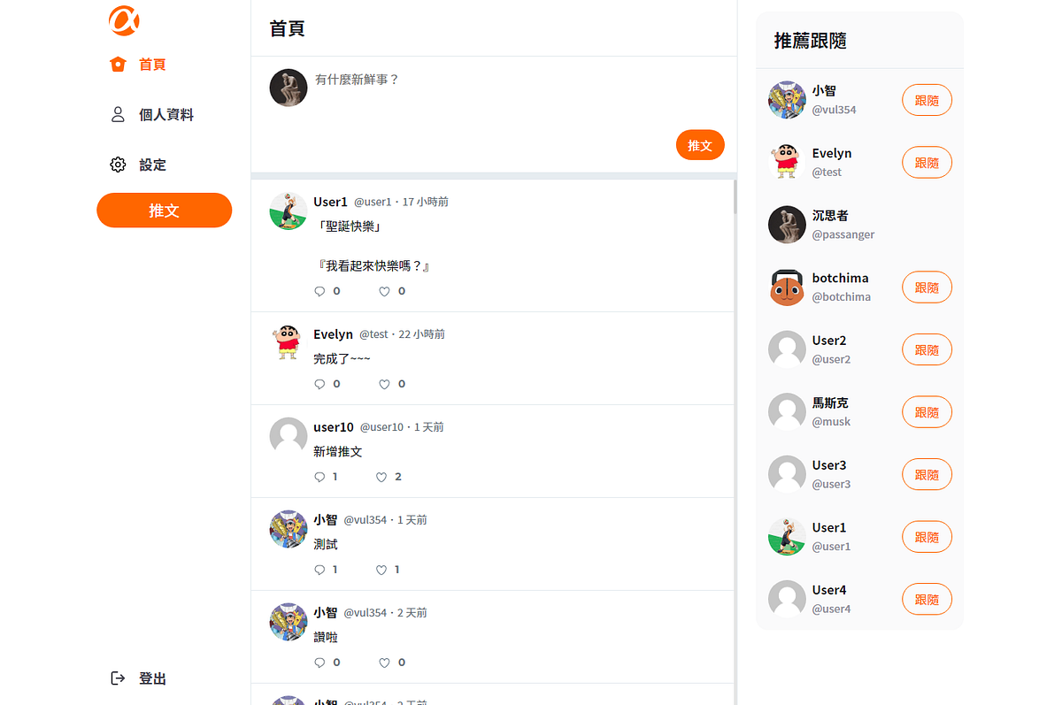 Simple Twitter 專案回顧 - Yuwen - Medium