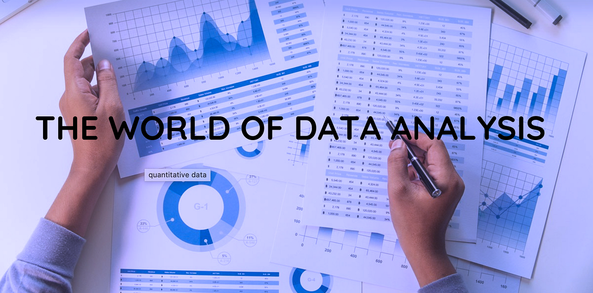 MY FIRST WEEK OF LEARNING ABOUT THE WORLD OF DATA ANALYSIS | by Dumka ...