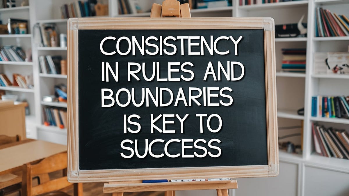Title : Consistency in rules and boundaries | by Noureen Amjad | Nov ...