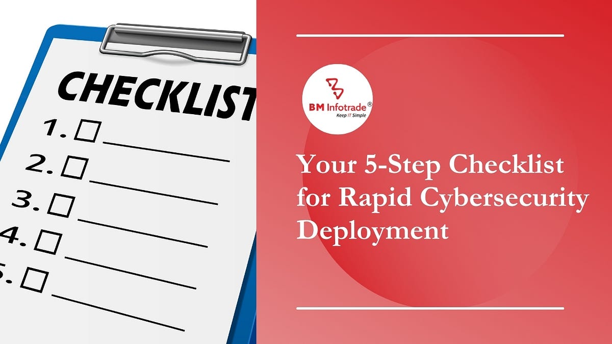 Your 5-Step Checklist for Rapid Cybersecurity Deployment | by Anshul ...