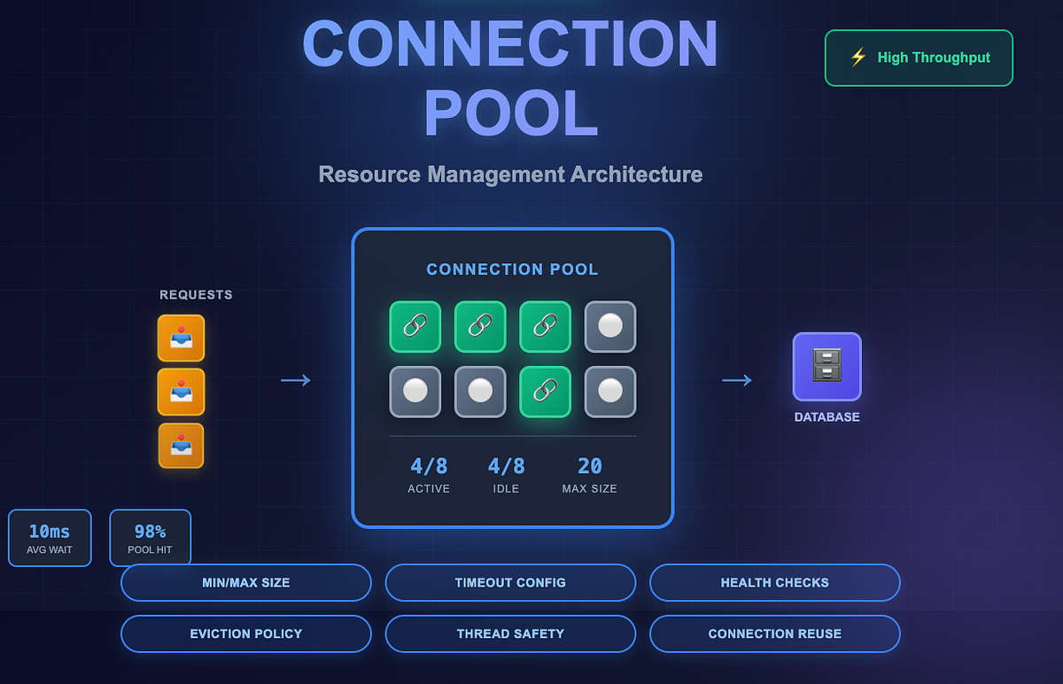 Scenario: Build a connection pool from scratch. What are the ...