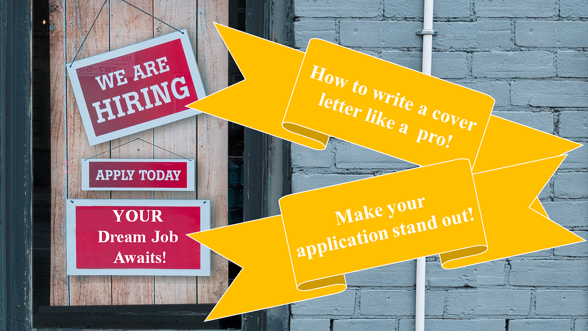 How to write a cover letter like a pro, even if you are applying for ...