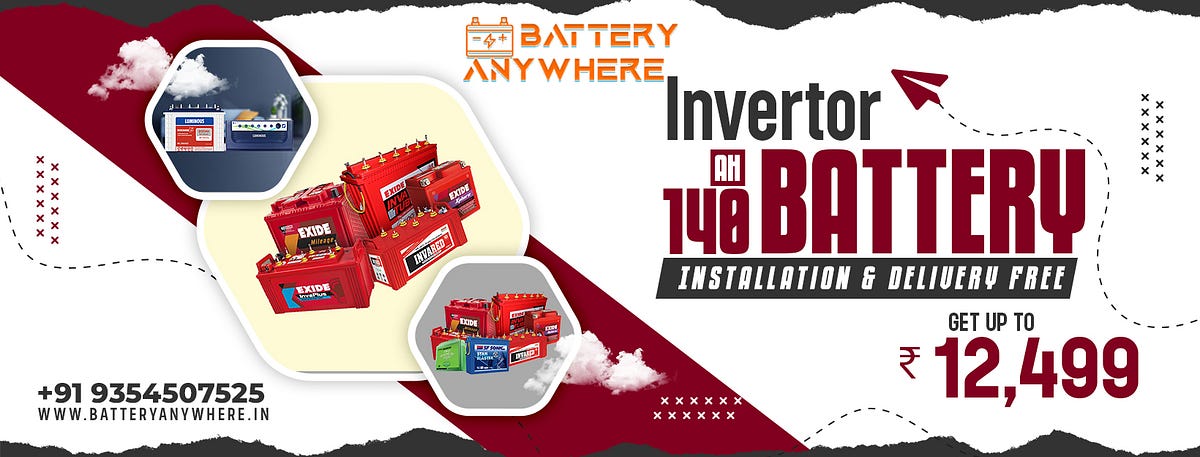 Battery AnyWhere Battery Company in Delhi - Batteryanywhere - Medium