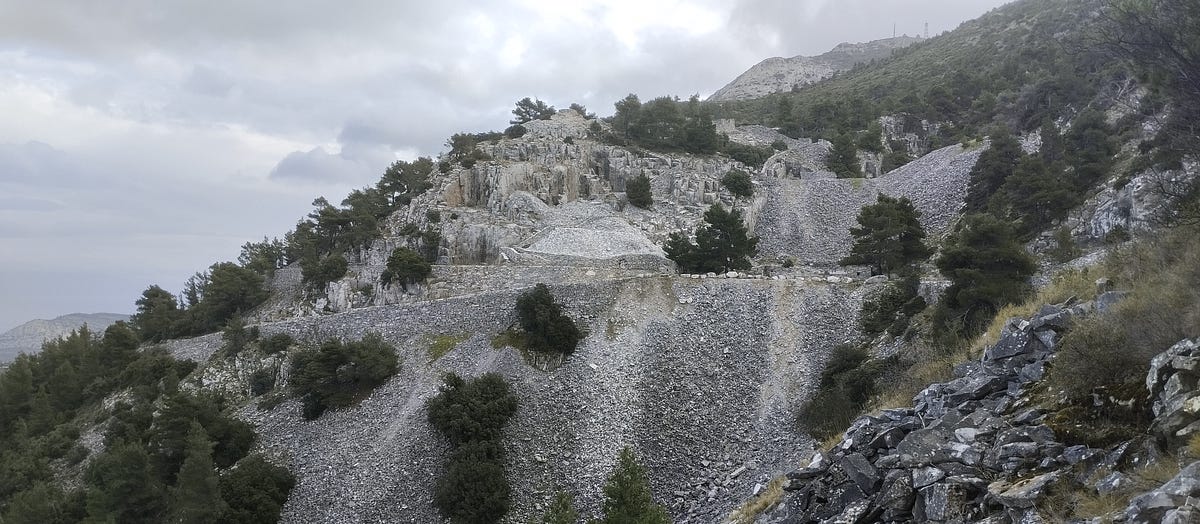 Hiking Around A Marble Quarry Museum in Dionysos, Greece | by Tjahaja ...