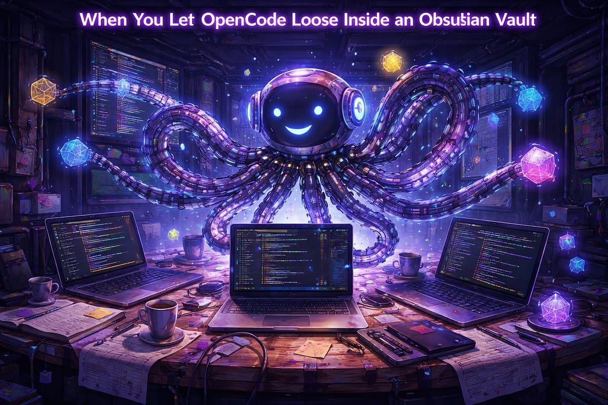 What Happens When You Let OpenCode Loose Inside an Obsidian Vault | by ...
