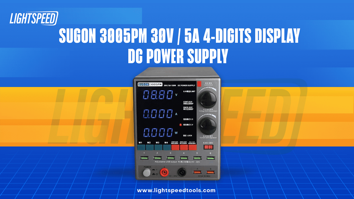 Sugon 3005PM 30V / 5A 4-Digits Display LED High Precision Adjustable ...