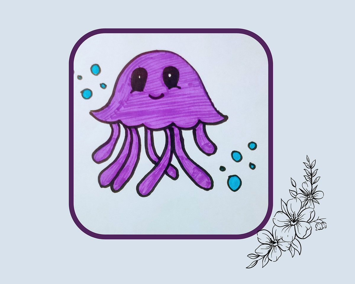Jellyfish drawing and some important facts!!! - Heena - Medium