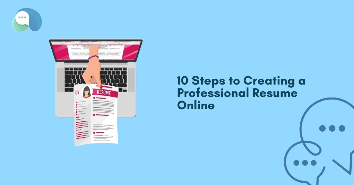 10 Steps to Creating a Professional Resume Online | by Expedichat | Medium
