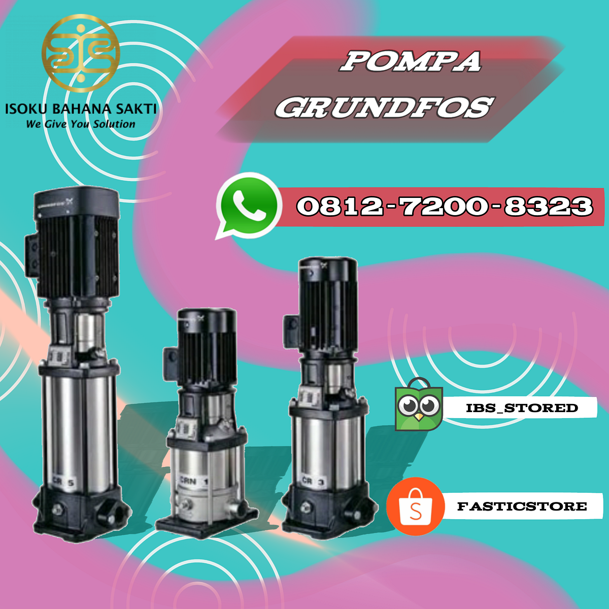 Pompa Grundfos CMB 1-36 PT Isoku Bahana Sakti Grundfos CMB 1-36 adalah pompa pendorong air kecil ...