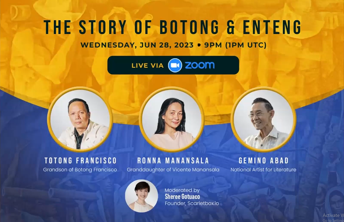 The Story of Botong and Enteng. ScarletBox hosted yet another engaging ...