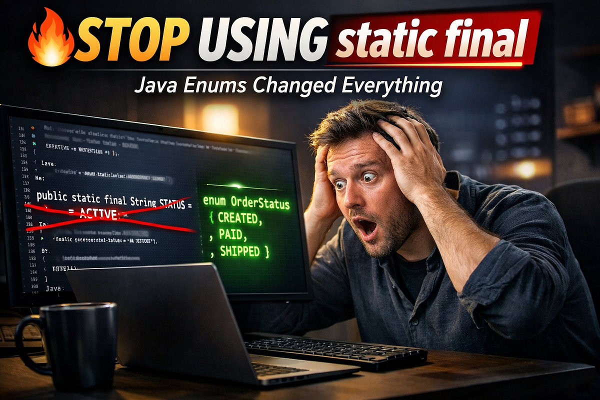 I Used public static final for Years — Java Enums Exposed My Biggest Mistake | by Kavya's ...