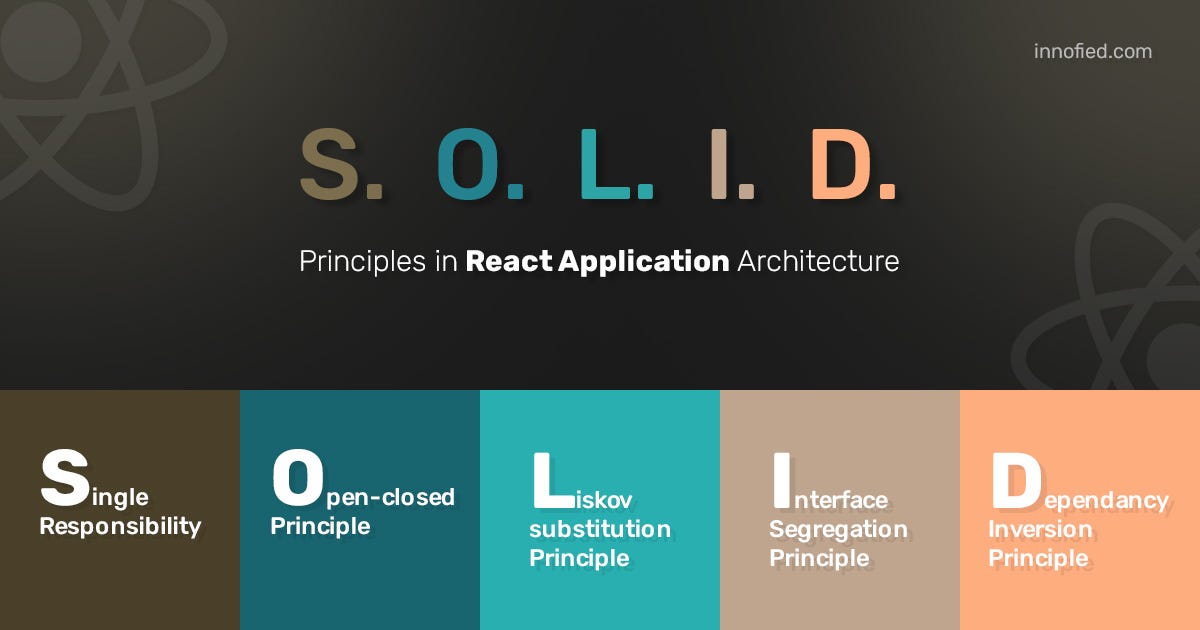 Can Solid Principles Be Applied To React Applications By Ali Husen Javascript In Plain English