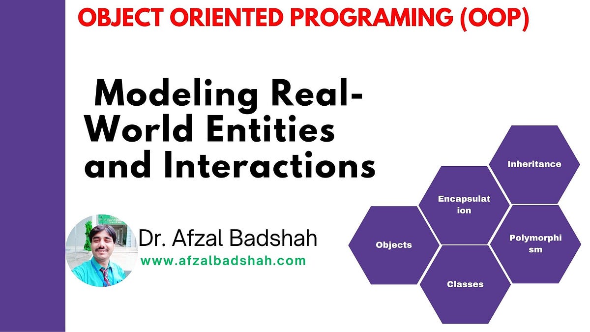 Classes and Their Relationships: Modeling Real-World Entities and ...