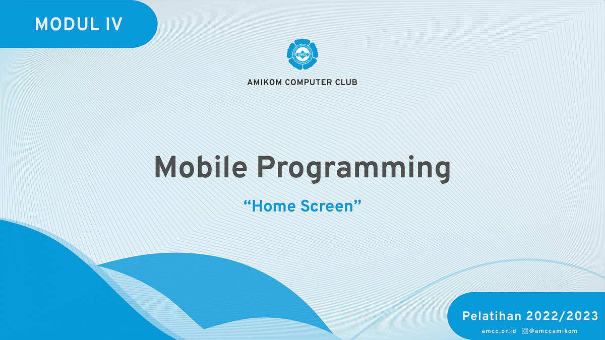 Membuat Halaman Home Page. Halo member AMCC?? Gimana kabarnya… | by ...