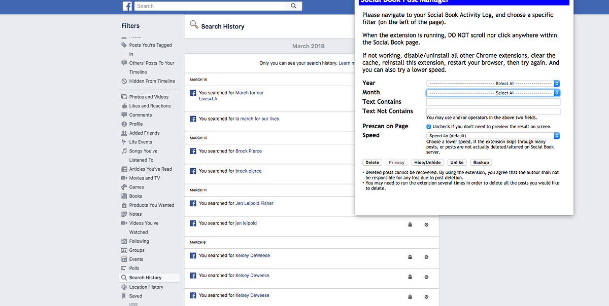 How to remove every trace of yourself on Facebook | by Rob Jacques | Medium