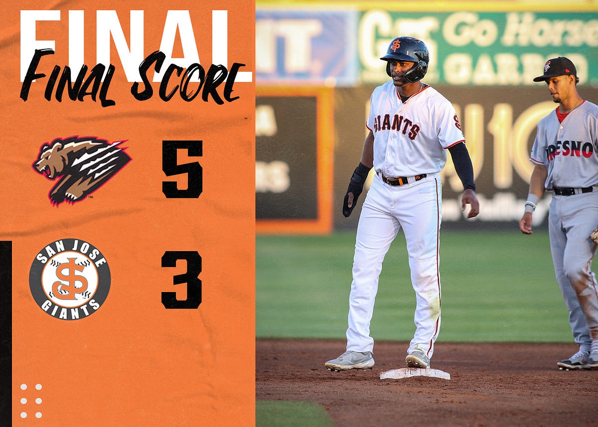 Giants Fall On Opening Night, 5–3 | by sjgiants | Inside the San Jose ...