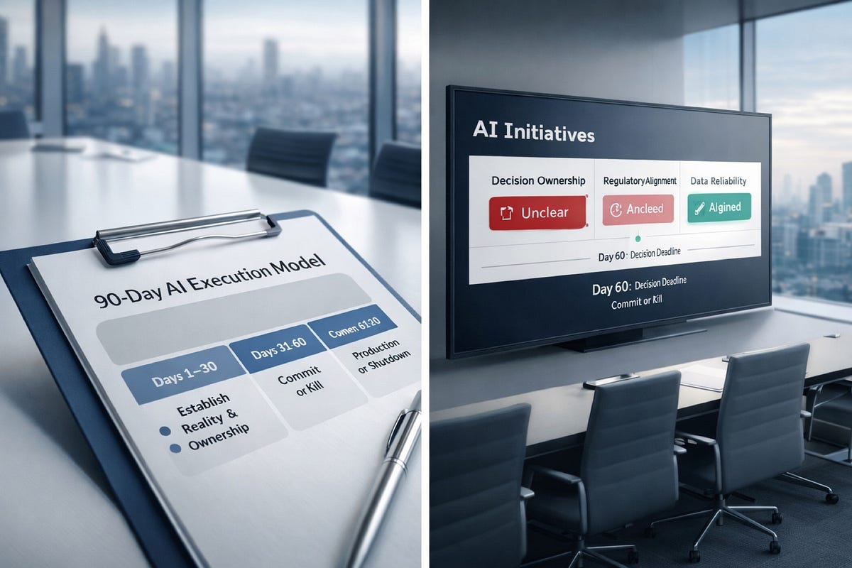 The 90-Day AI Execution Model for Regulated Organizations | by Bader ...