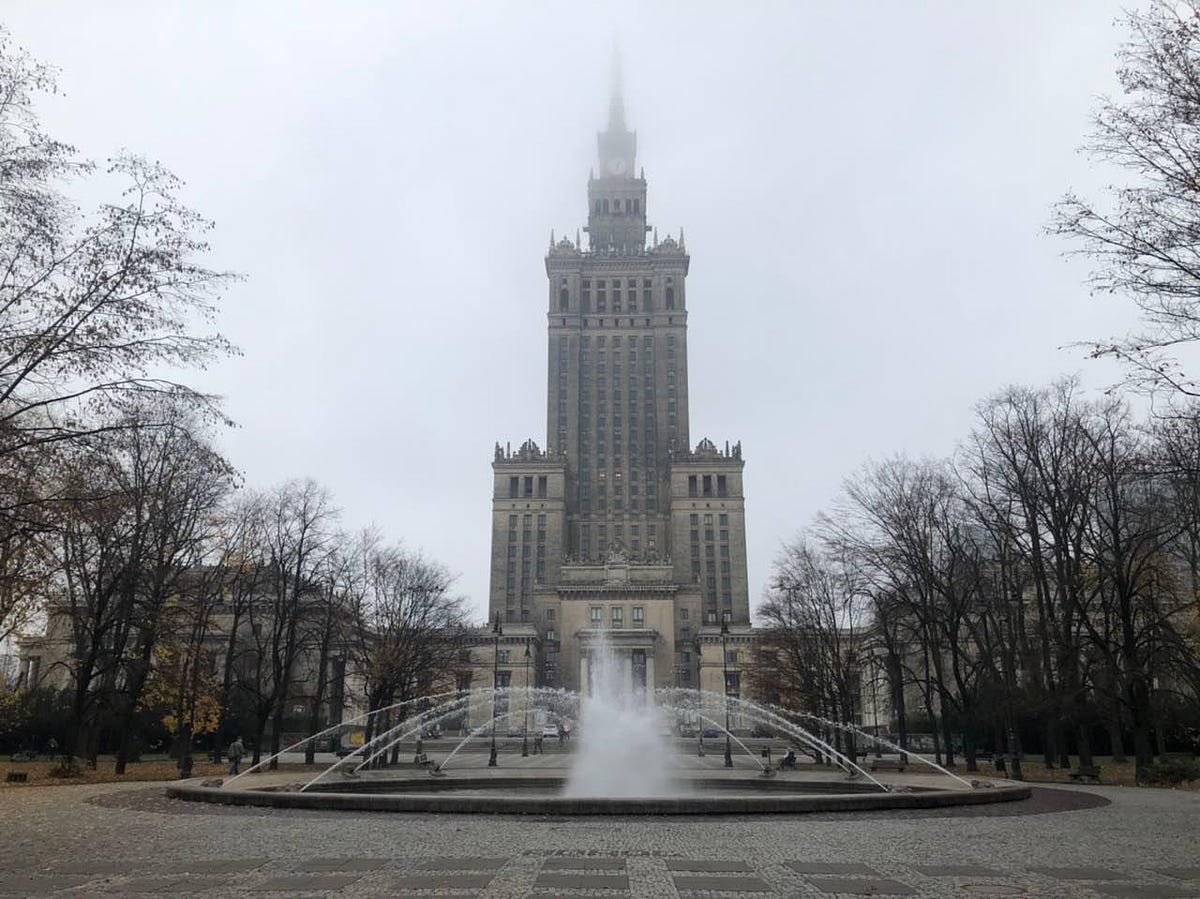 Polish love their banks. Warsaw is grey this time of the year… | by ...