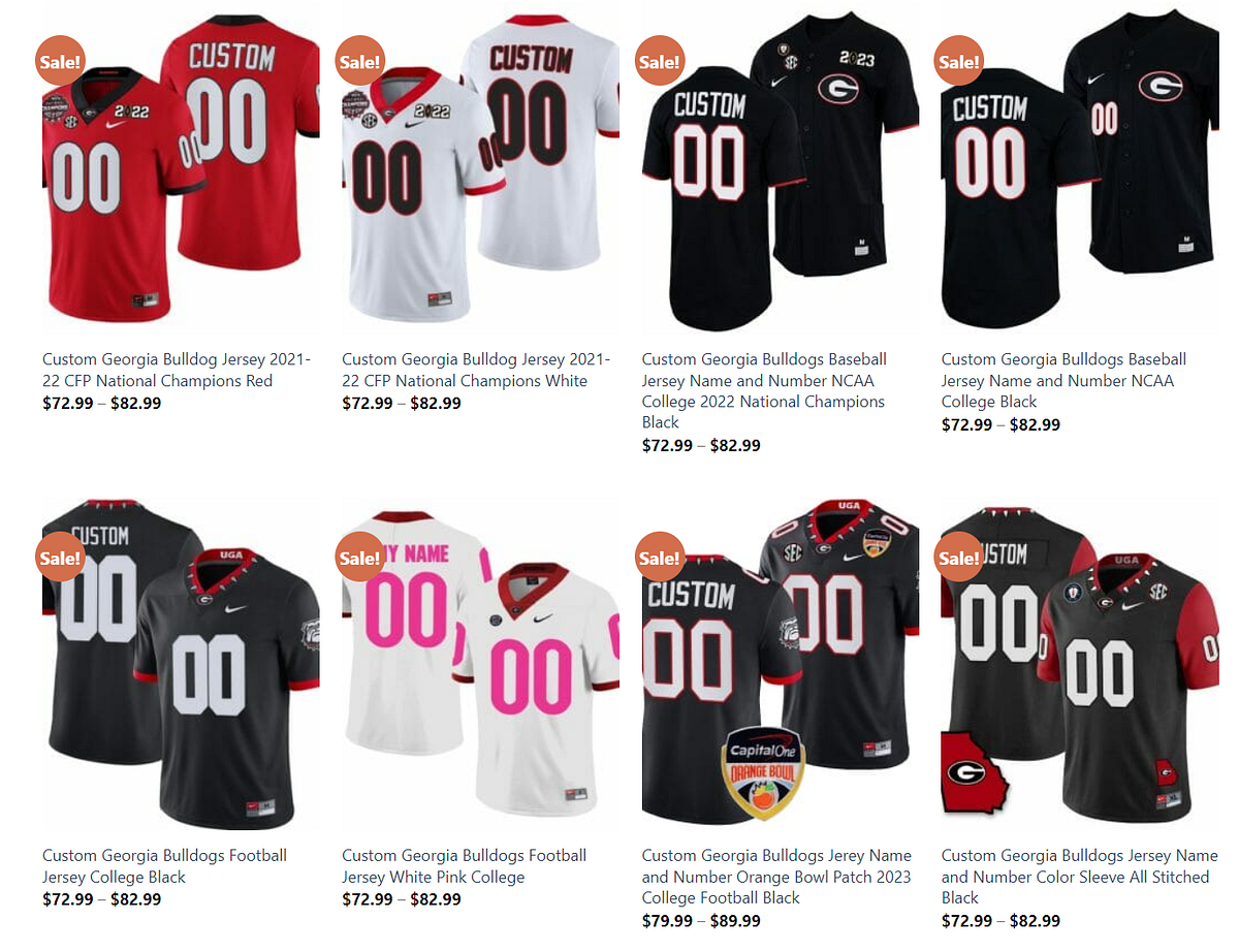 Unleash Your Fandom: The Ultimate Guide to Custom Georgia Bulldogs ...