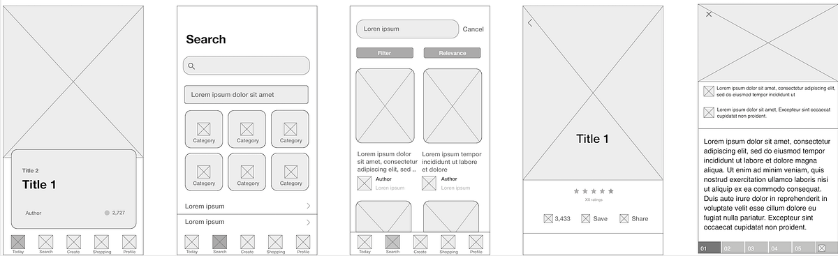 Wireframing: Kitchen Stories. My task this time is to create a… | by ...