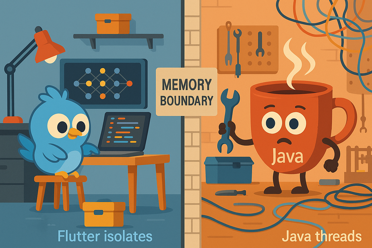 Dart Isolates vs Java Threads: Why Only Top-Level or Static Functions ...