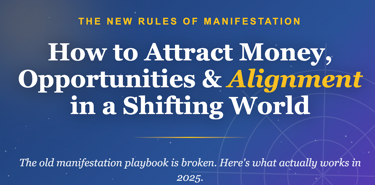 The New Rules of Manifestation How to Attract Money, Opportunities ...