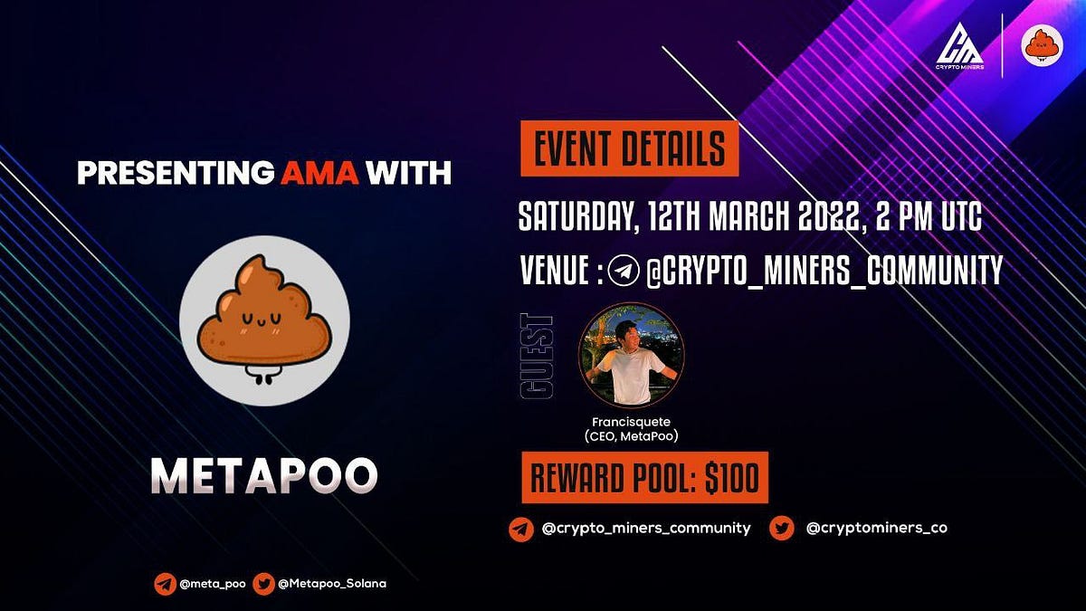 AMA Recap: CRYPTO MINERS X METAPOO | by CRYPTO MINERS | Medium