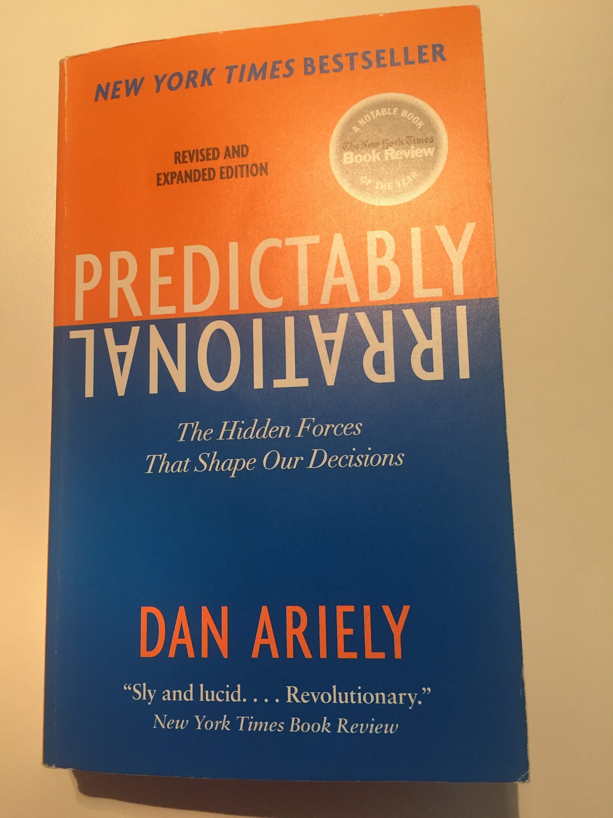 The Entrepreneur’s Book Guide #6: Predictably Irrational by Dan Ariely ...