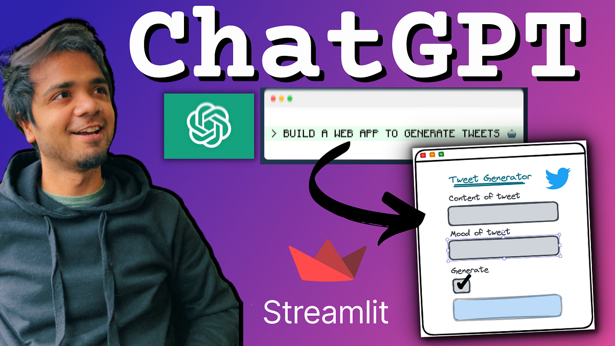 Tweet like a pro: ChatGPT3 generated Web App uses openAI GPT-3 to create personalized tweets ...