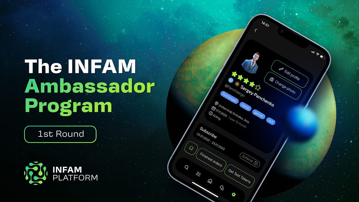 Hiring for INFAM Ambassador program is open 🔐 | by Infam Platform | Medium