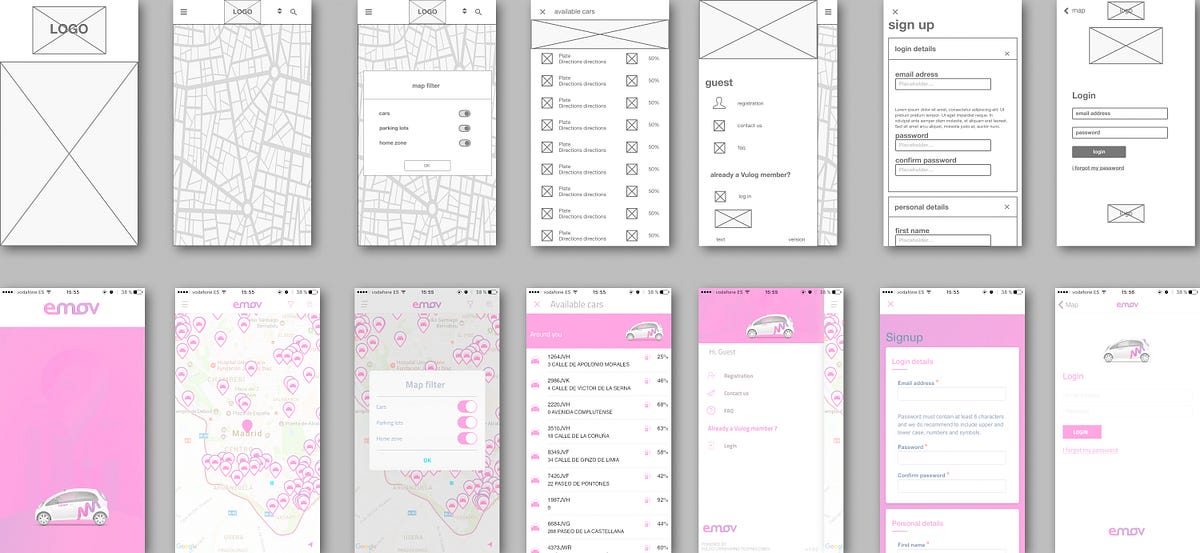Wireframe challenge. In this exercise, we applied what we… | by aacevedocc | Medium