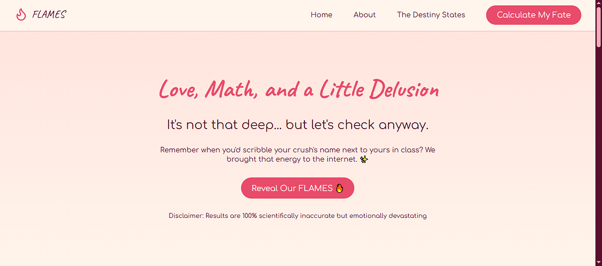 FLAMES — Designing Emotion into a Frontend Experience | by Victor ...
