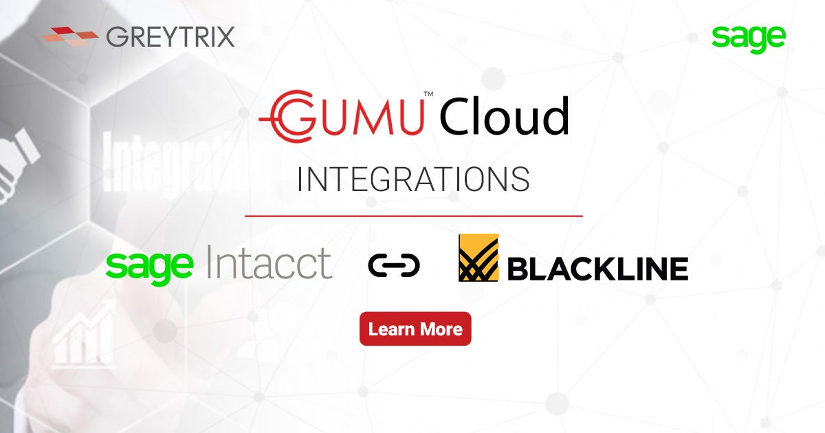 GUMU™ for Sage Intacct — Blackline Integration | by Greytrix | Medium