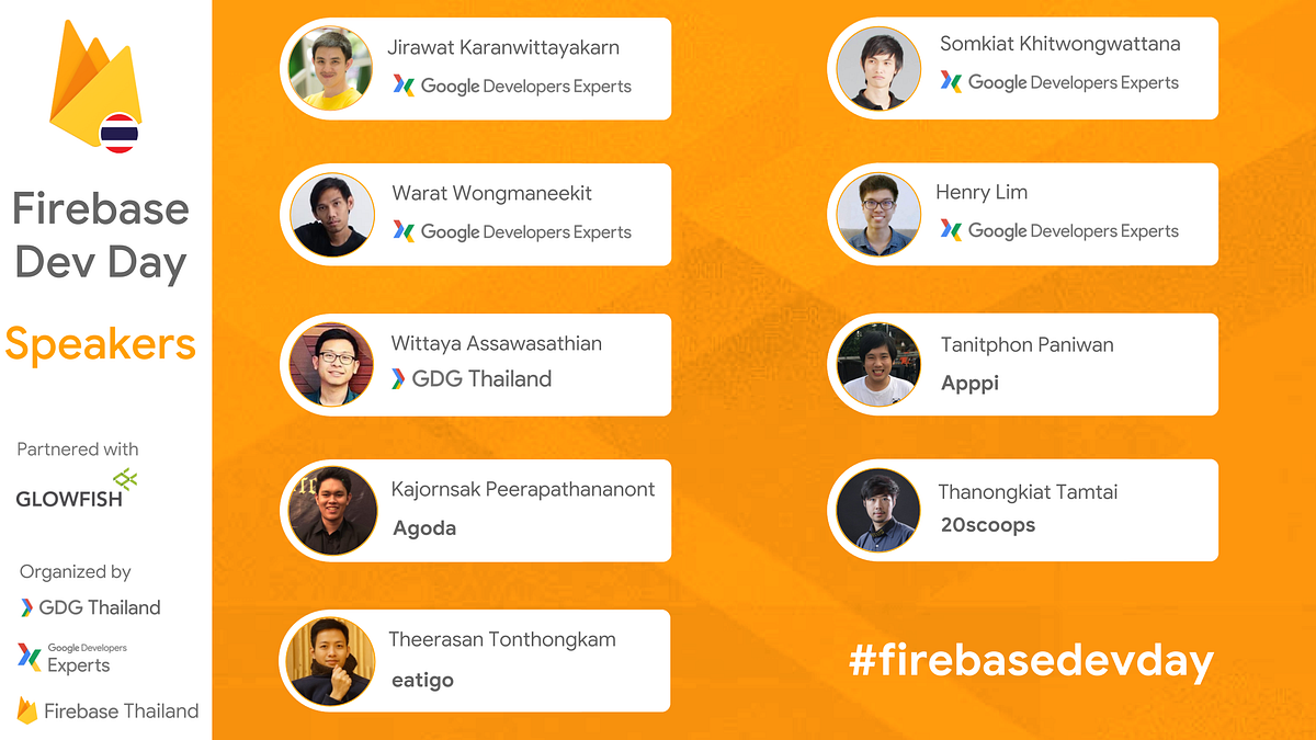 รวมบรรยากาศและสรุปเนื้อหาในงาน Firebase Dev Day 2018 | by Jedsada Saengow | JED-NG | Medium