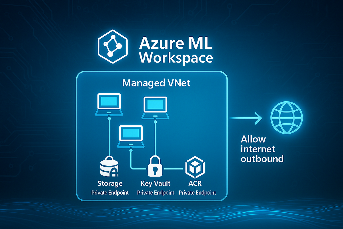 Securing Azure Machine Learning with Managed Virtual Network (VNet ...