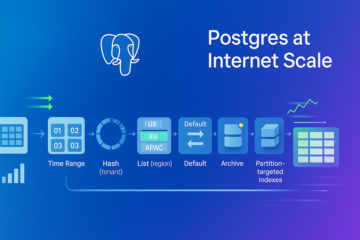Postgres at Internet Scale: 10 OLTP Partitioning Patterns | by Bhagya Rana | Medium