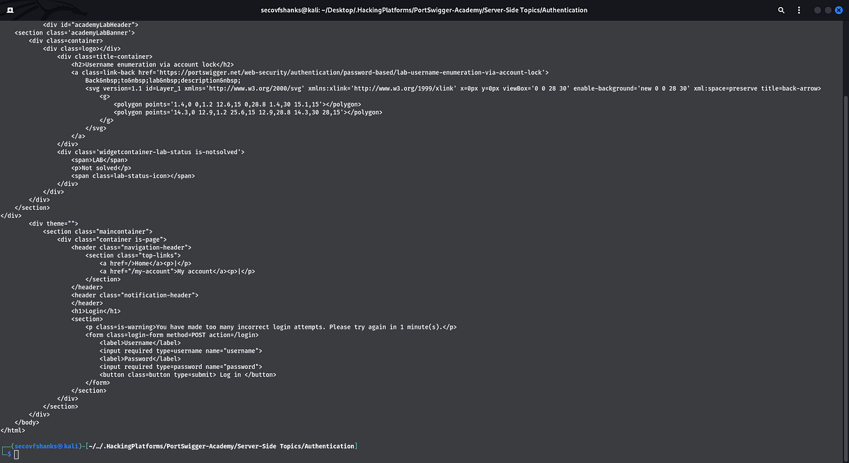 Learning Web-Sec - Day 13 - Authentication Vulnerabilities | by Nimish Dudhe (SecOvfShanks ...