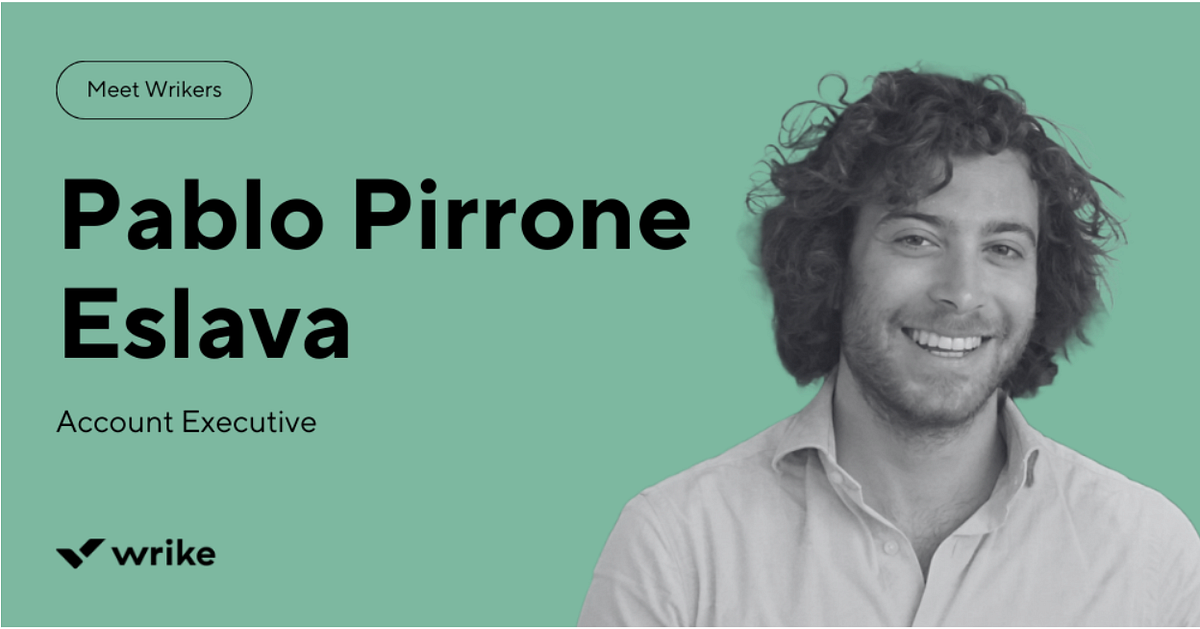 Meet Wrikers: Pablo Pirrone Eslava, Account Executive | by Juan Molino ...